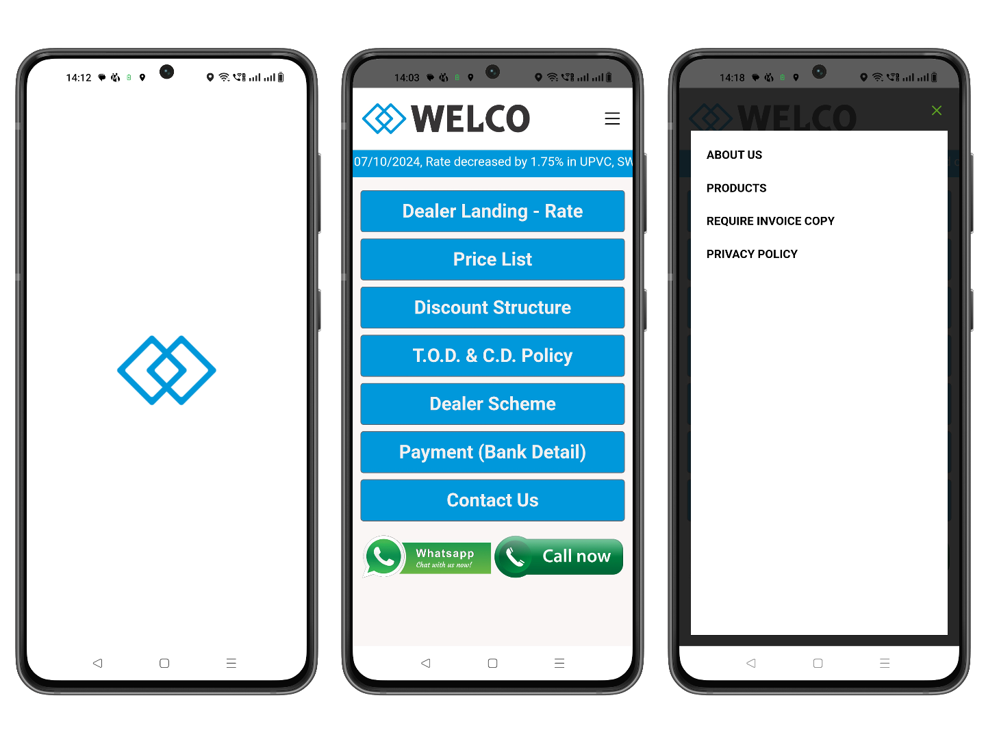 WELCO Mobile App